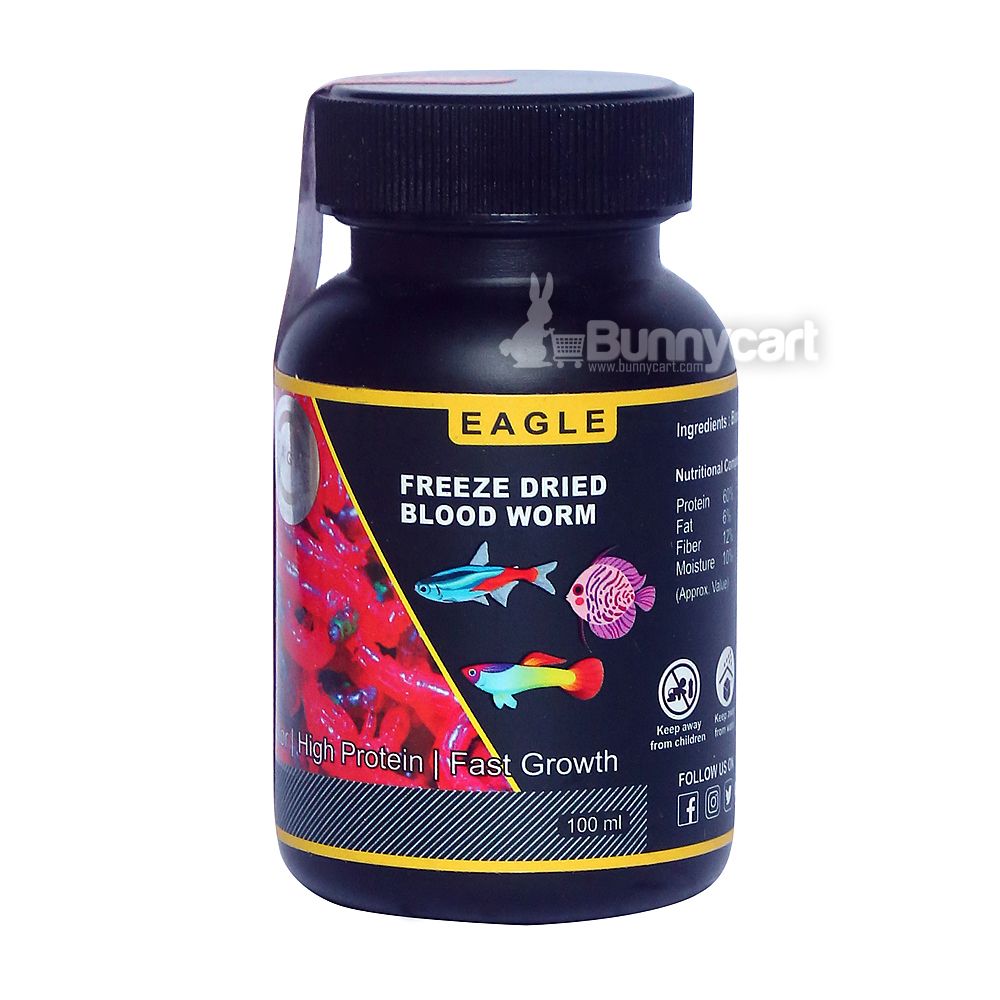 Buy Freeze Dried Blood Worm fish food